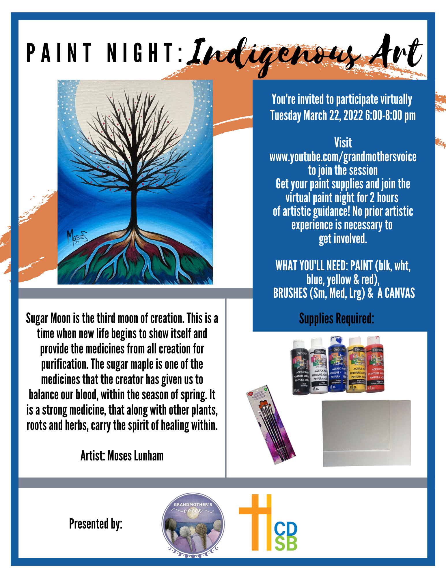 Indigenous Art ~ Family Paint Nights – Halton Catholic District School ...