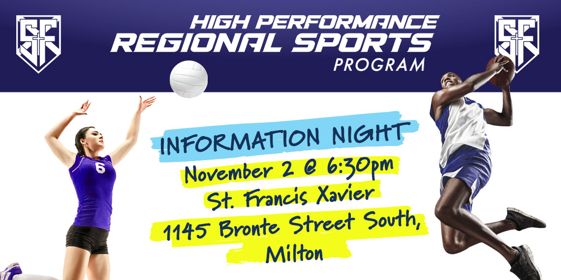 Information Session – Regional Sports Pilot Program at St. Francis ...