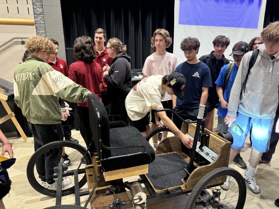 Unveiling of Project REV: The Reding Electric Vehicle at Bishop Reding ...